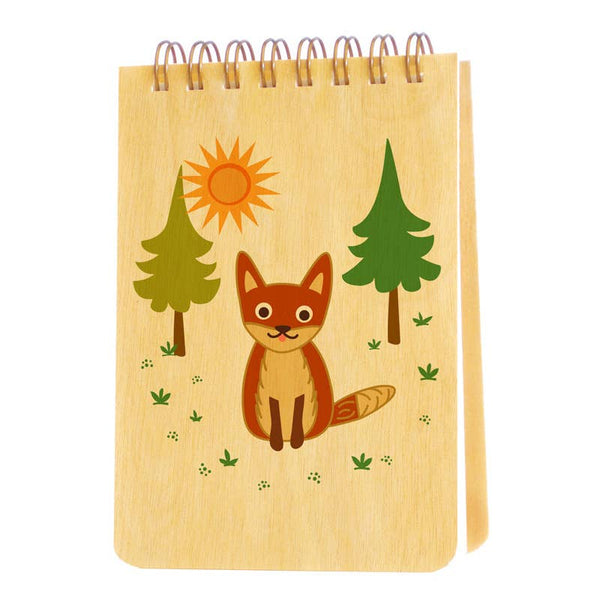 Fox Wood Mini Notepad – Summer Beam Books