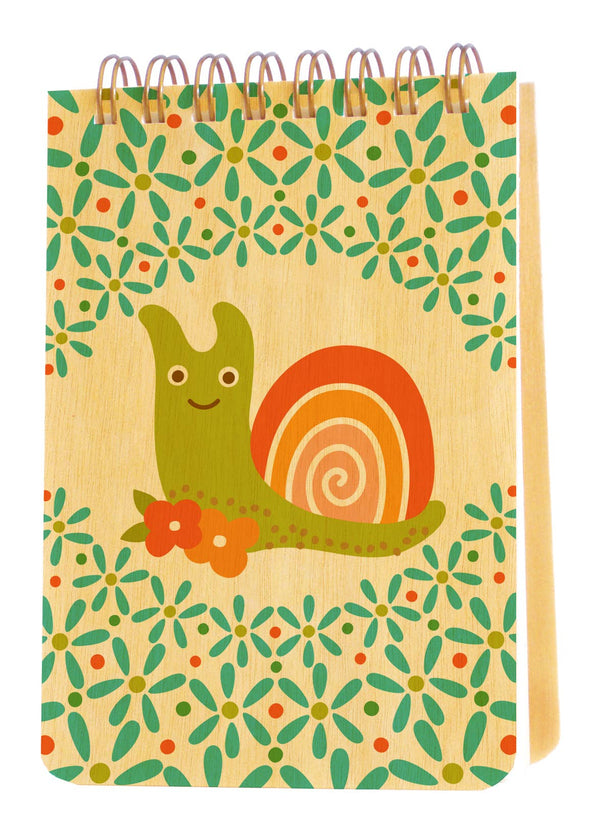 Snail Wood Mini Notepad – Summer Beam Books